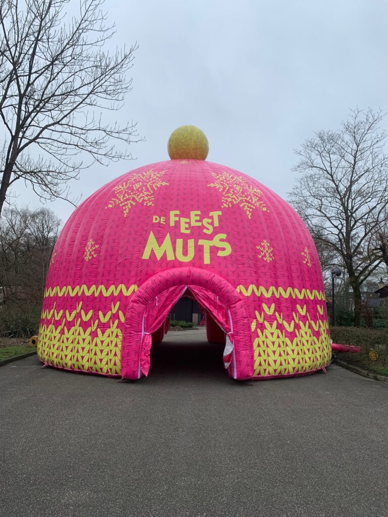 Huur de opblaasbare party-/thematent de Feestmuts - WE-inflate